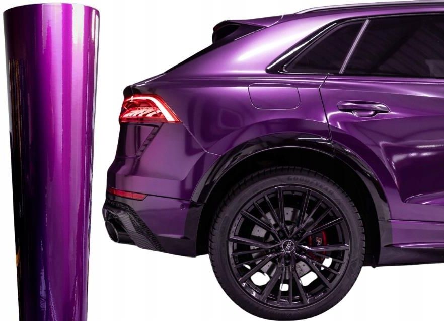 New Vision Folia Fioletowa Metallic 50Cm X 152Cm Połysk Fioletowy ...