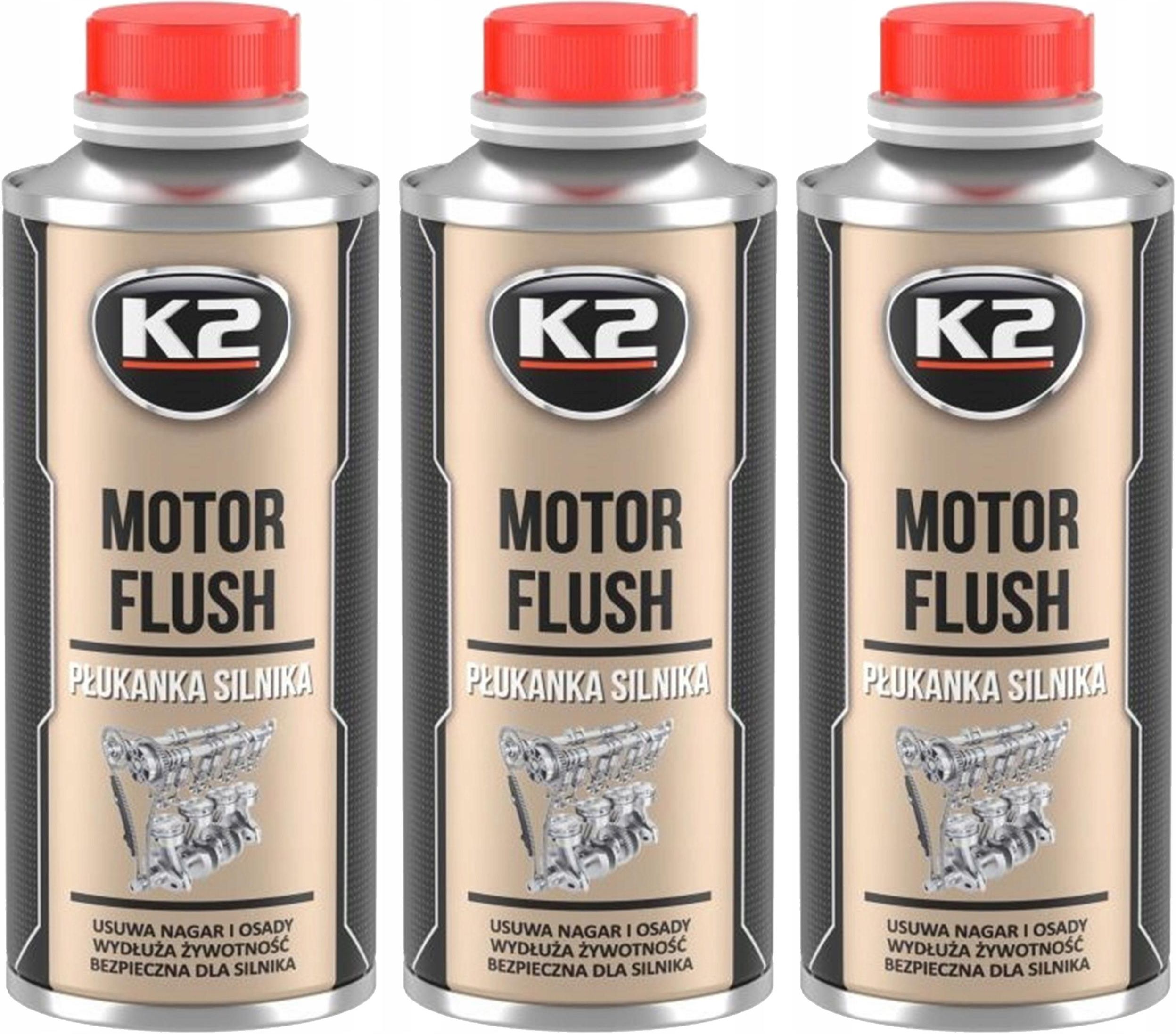 K2 Motor Flush Płukanka Silnika T371 250Ml X 3 - Opinie i ceny na Ceneo.pl