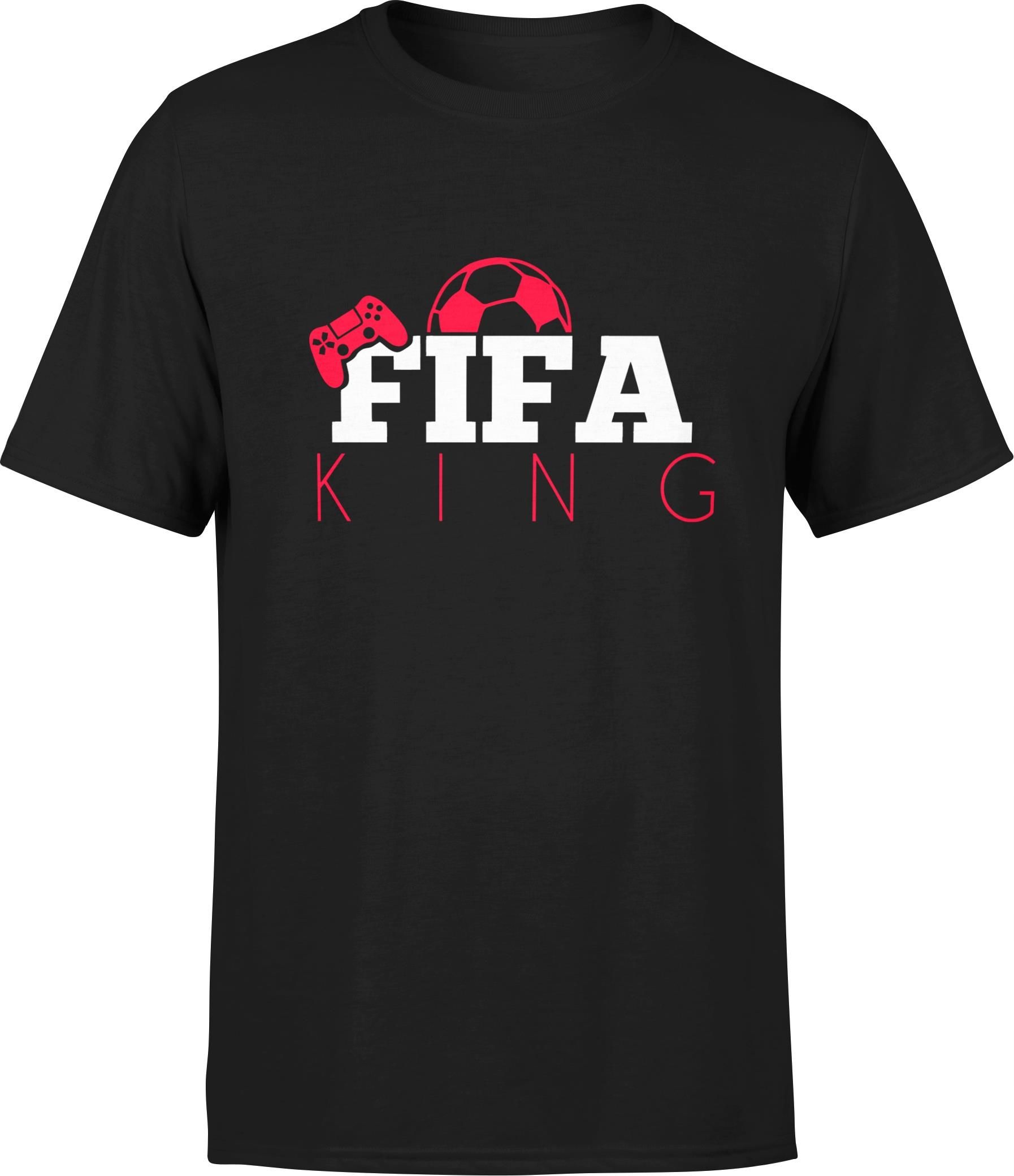 Męski T-shirt Koszulka Fifa King Dla Gracza R. L - Ceny i opinie - Ceneo.pl