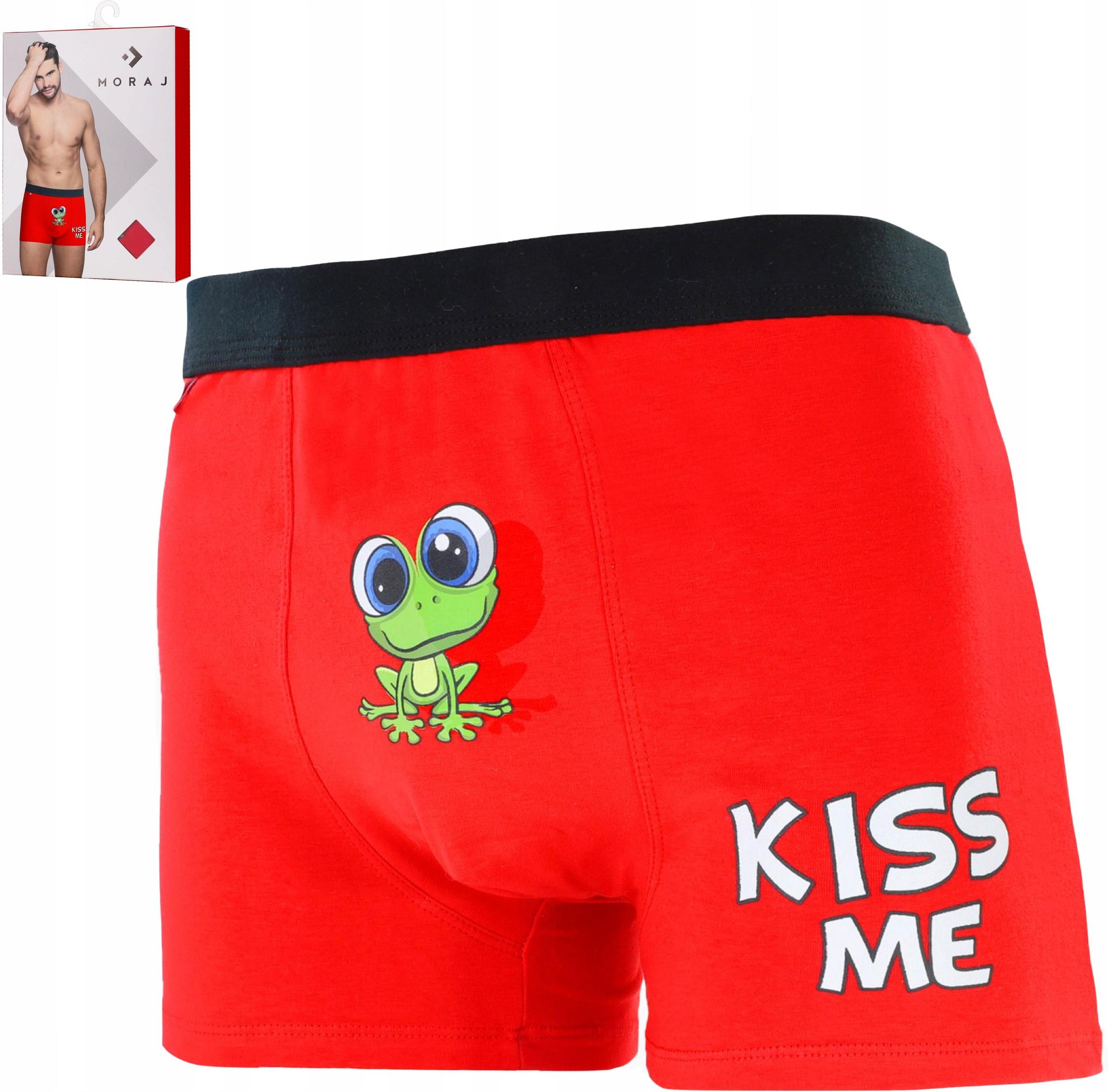 Męskie Bokserki Bawełniane Kiss Me Dla Niego Walentynki Moraj M - Ceny ...