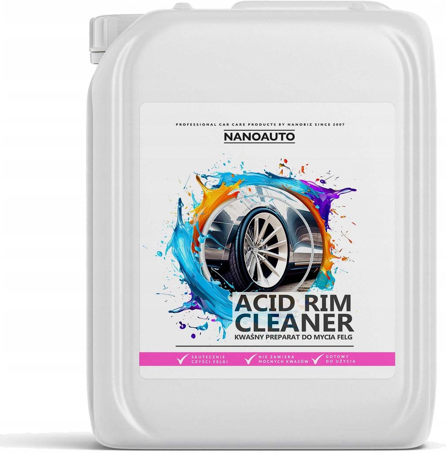 Nanoauto Acid Rim Cleaner Kwaśny Preparat Do Mycia Felg 5L - Opinie i ...