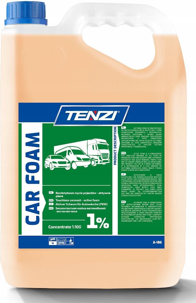 Tenzi Car Foam 5L A186/005 Aktywna Piana - Opinie i ceny na Ceneo.pl