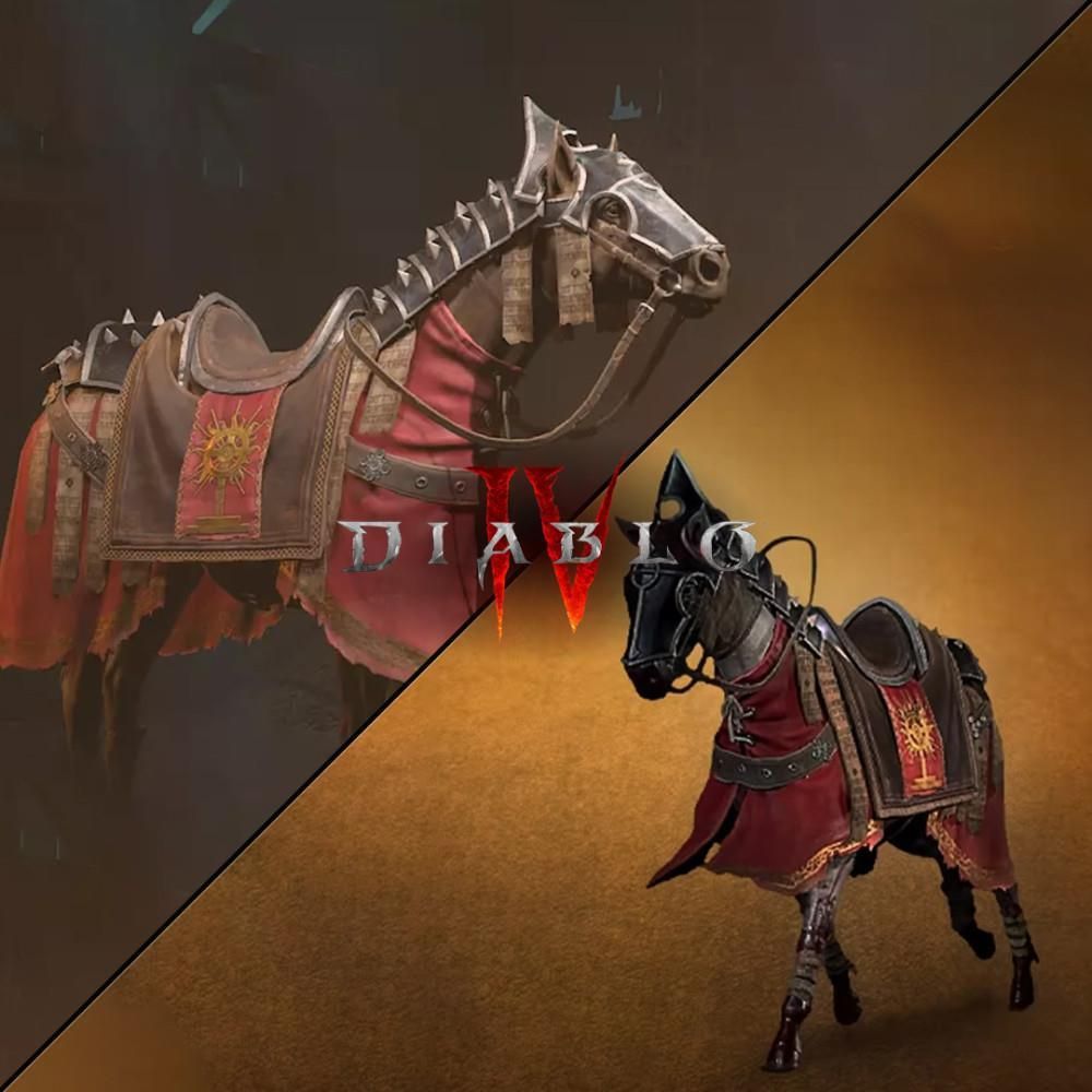 Diablo IV Light-Bearer Mount + Caparison of Faith Mount Armor (Digital ...
