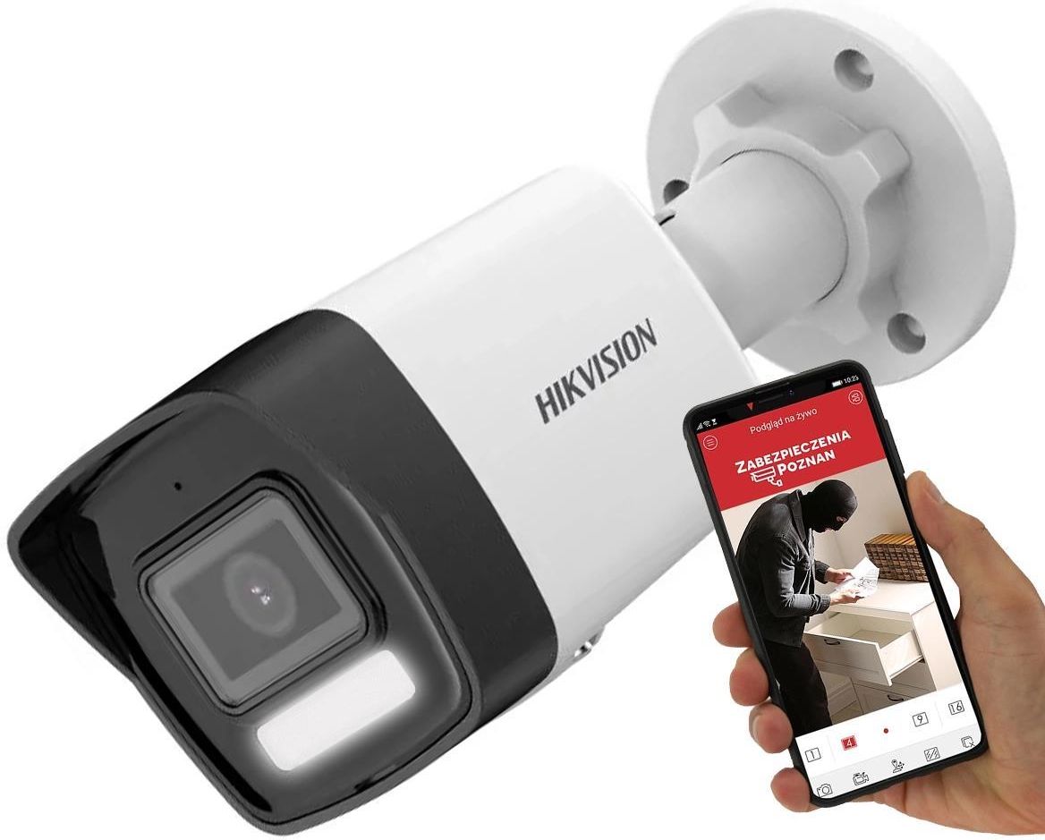 Kamera przemysłowa Hikvision Kamera Smart Hybrid Light Ds-2Cd1023G2-Liu 2Mpx Motion Detection 2. ...