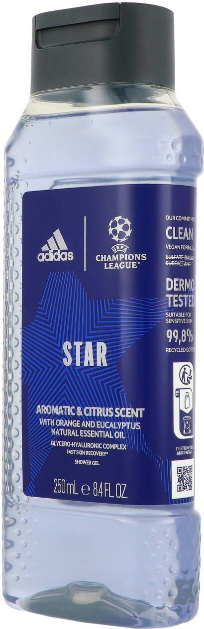 Adidas UEFA Champions League Star Shower Gel 250ml żel pod prysznic ...