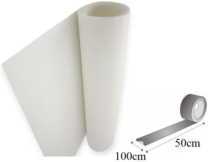 FILC Z KLEJEM biały FILC SAMOPRZYLEPNY 100cm/50cm AKUSTYCZNY 1m/0,5m ...