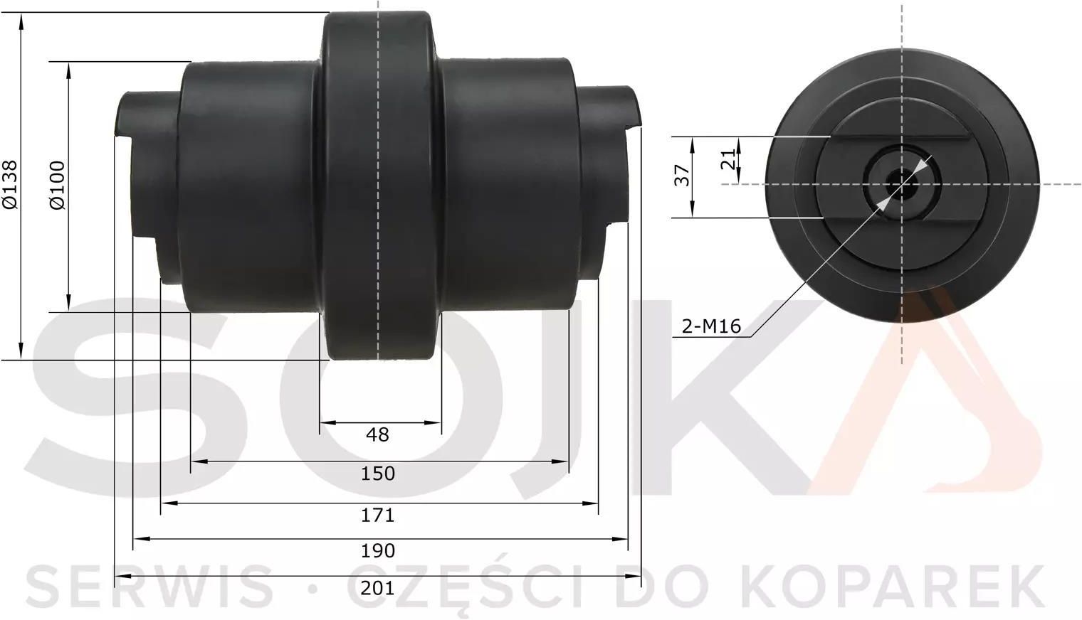 Rolka jezdna JCB 86C-1 - Opinie i ceny na Ceneo.pl