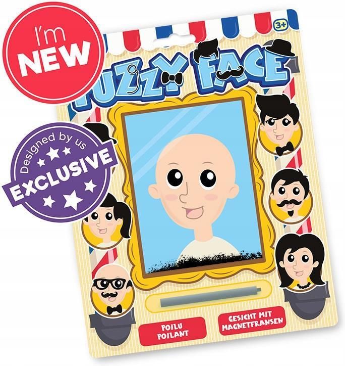 Tobar Magnetyczna Twarz Z Opiłkami Fuzzy Face Kreatywna Zabawa Willy ...