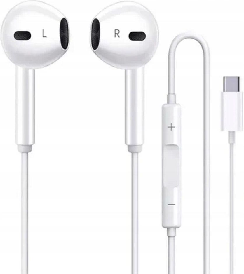 Zestaw słuchawkowy Słuchawki douszne EarPods USB-C Typ-C przewodowe z ...