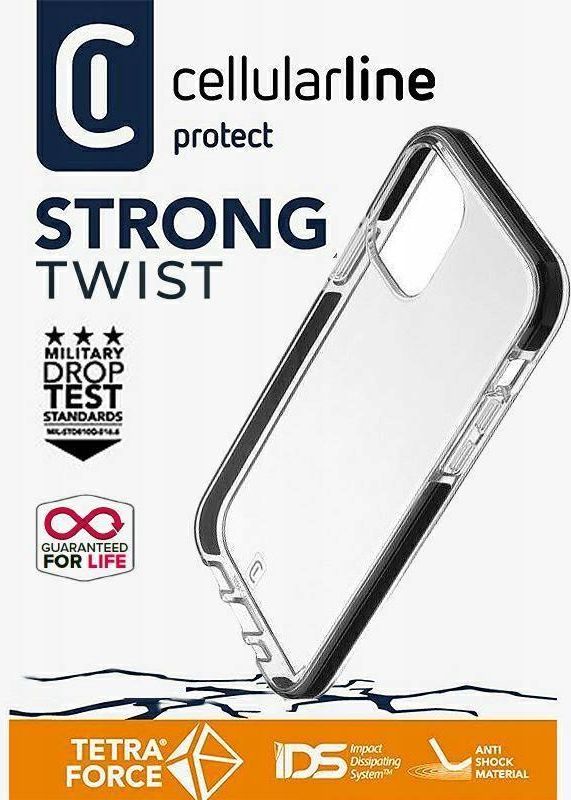 Cellularline Tetra Force Case Iphone 12 Pro Transpare - Etui na telefon ...