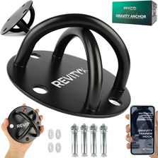 Revity Hak Uchwyt Mocowanie Do Taśm Typu Trx Huśtawki Lub Worka Bokserskiego Sufitu Czarne ...