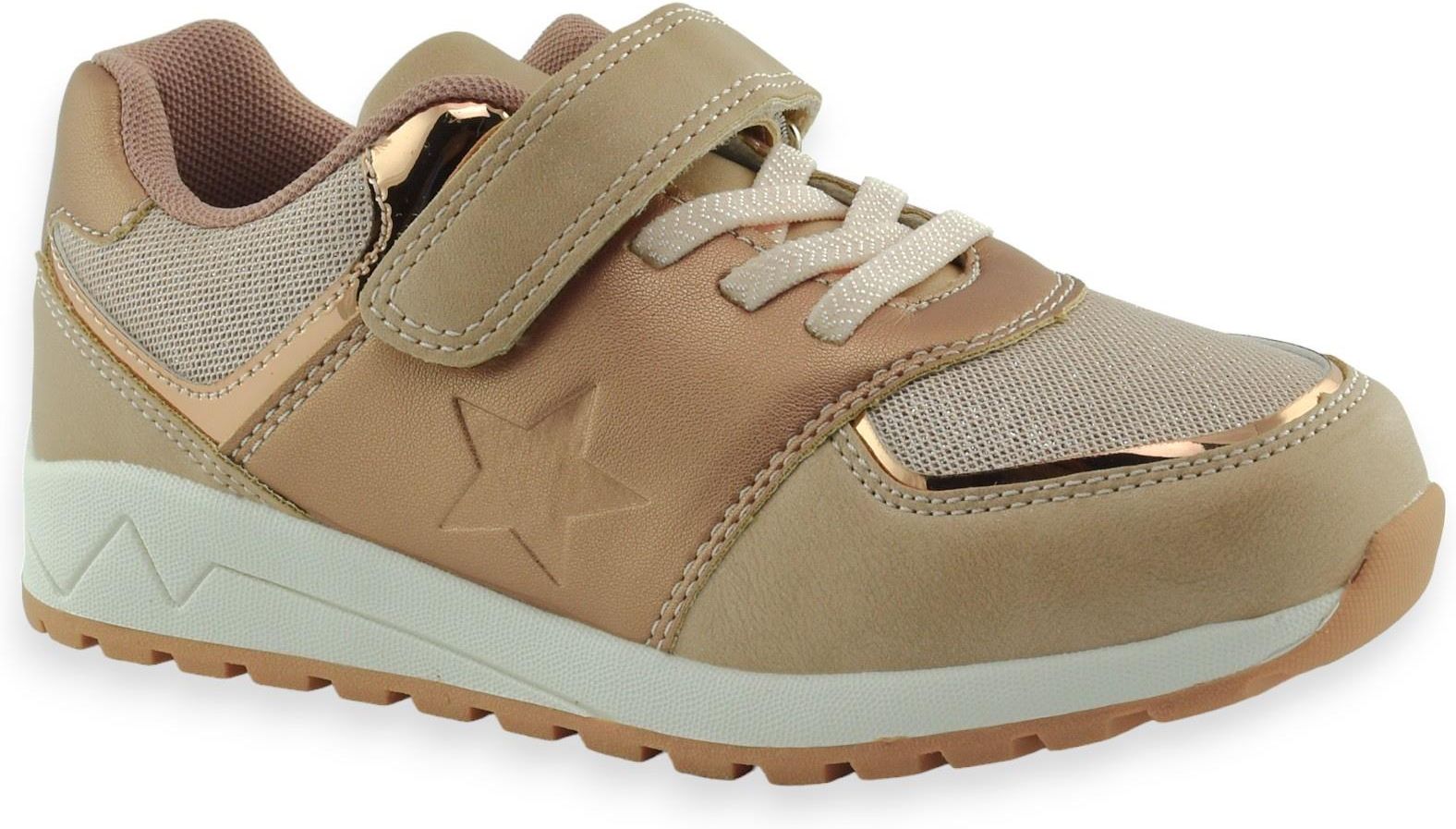 Sportowe buty dla dziewczynki pudrowy róż Befado 516X/Y011 Star - Ceny ...