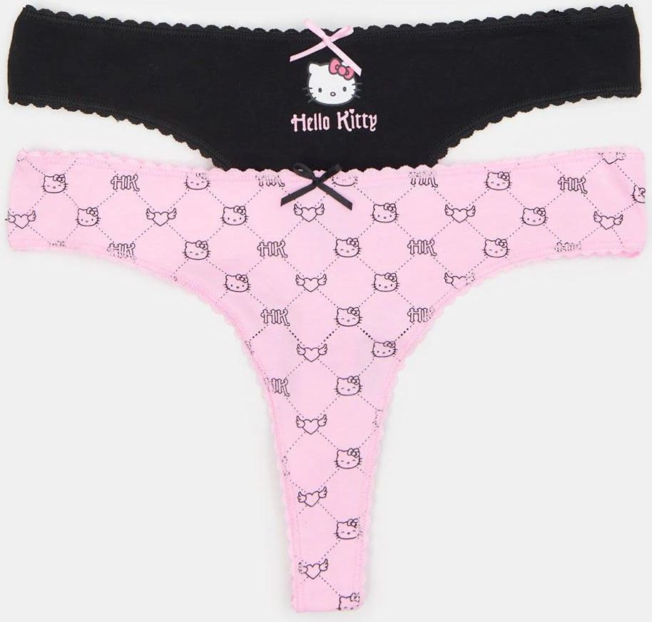 Sinsay - Majtki stringi Hello Kitty 2 pack - Wielobarwny - Ceny i opinie - Ceneo.pl