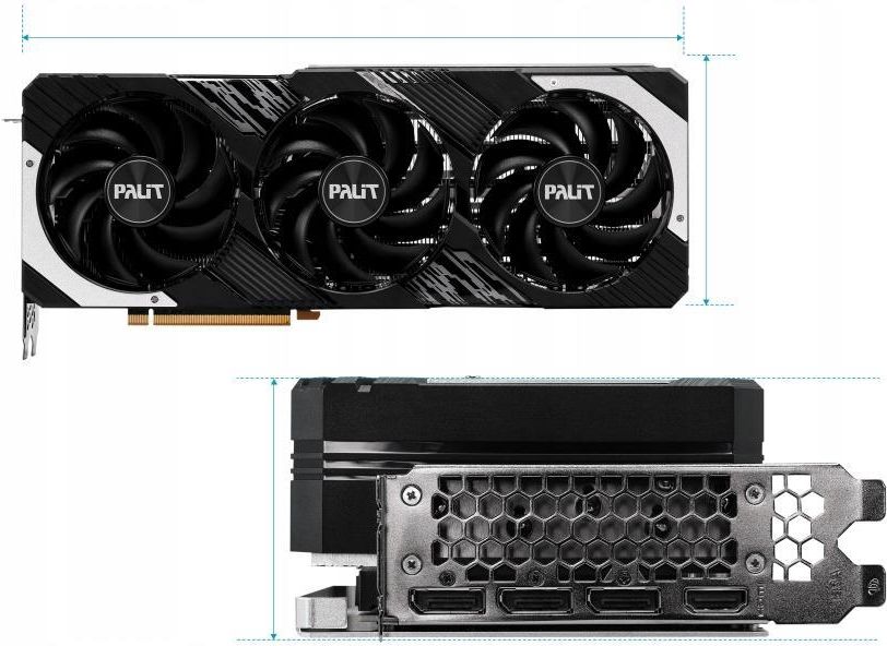GEFORCE PALIT RTX 4080 Super GamingPro 16GB DSSL3 - Karta graficzna ...