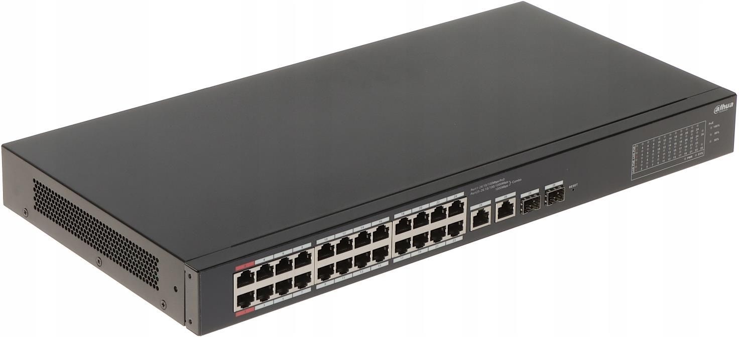 Dahua Switch Poe 24 Portowy Sfp (CS422624ET375) - Opinie i ceny na Ceneo.pl