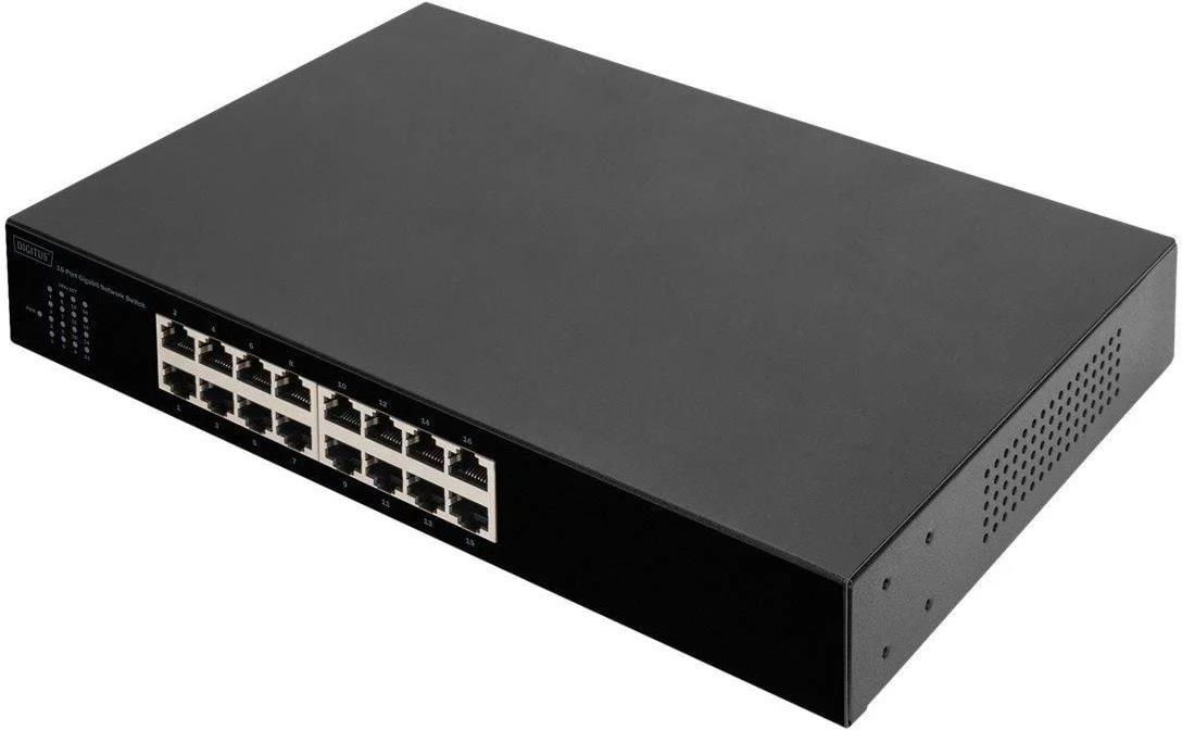 Digitus Switch 16 Ports Unmanaged Rack Mountable (DN801121) - Opinie i ...