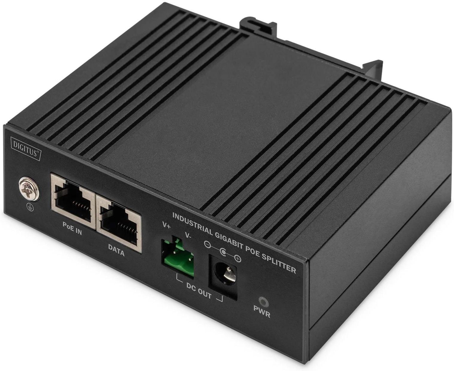 Digitus Industrial POE Splitter DIN Rail 60 W IEEE802.3at/af (DN651140 ...
