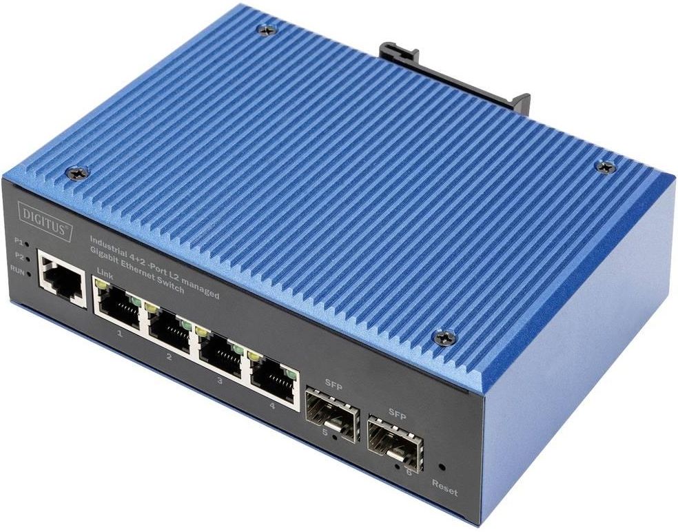 Digitus Switch DN 651154 4x2 Porty 10 / 100 / 1000 MBit/s (DN651154 ...