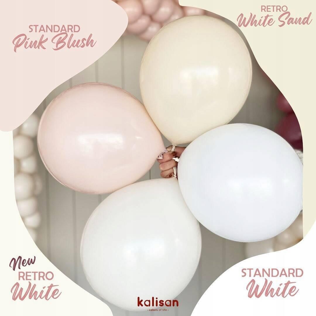 Kalisan Balony Lateksowe White Sand Kremowy 30cm 100 Szt. - Ceny i ...