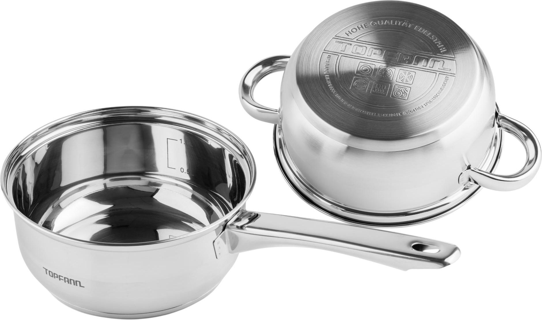 ZESTAW GARNKÓW 7 EL STAL NIERDZEWNA GARNKI KOMPLET GAZ INDUKCJA - Opinie i atrakcyjne ceny na ...