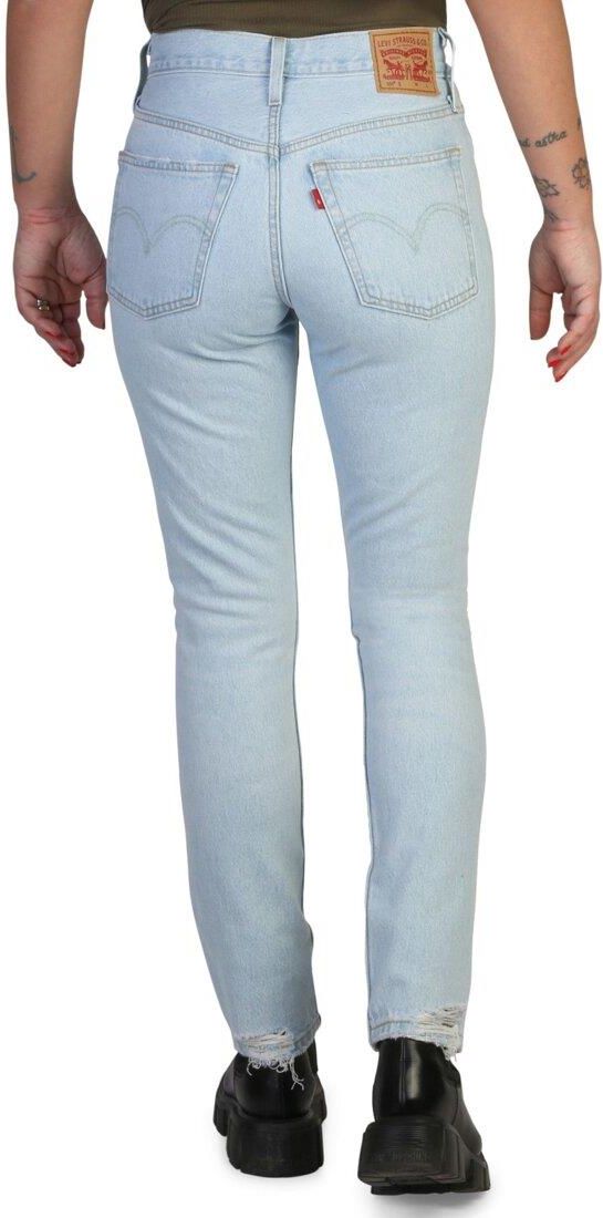 Dżinsy marki Levis model 501_SKINNY kolor Niebieski. Odzież damska ...