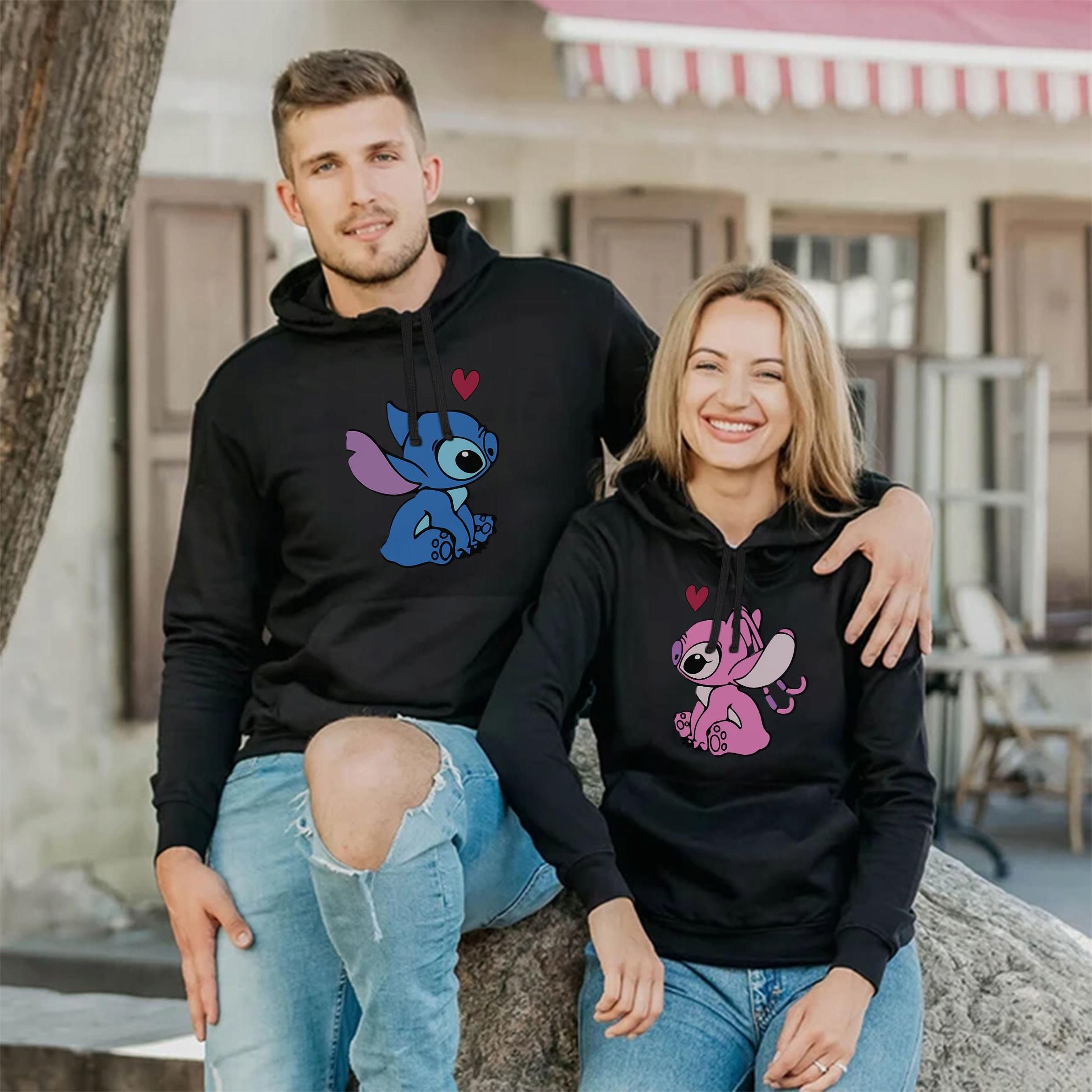 BLUZY DLA PAR BLUZA STICH PREZENT NA WALENTYNKI DLA ZAKOCHANYCH XL Y4 ...