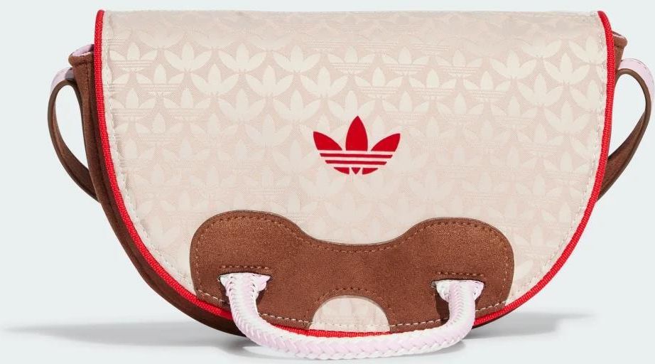 Adidas Trefoil Monogram Jacquard Suede Satchel Bag IT7336 - Ceny i ...