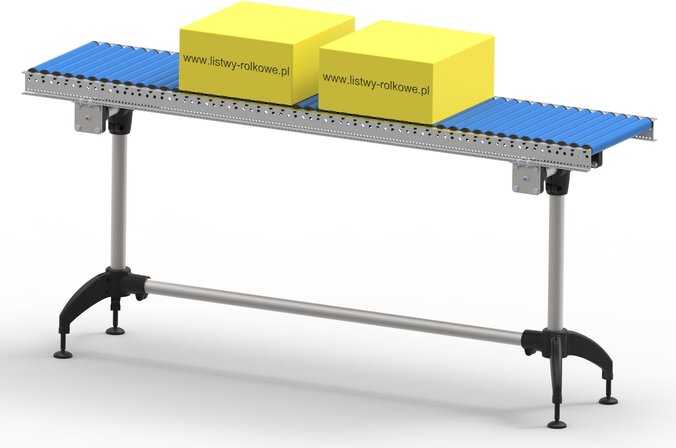 Listwy-Rolkowe.Pl Przenośnik Rolkowy Smart-R Szer. Robocza 520 Rolka ...