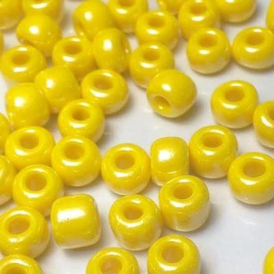 Rocaille 33/0 Czech Seed Beads Lustered Milky Yellow Col.83130 50g ...