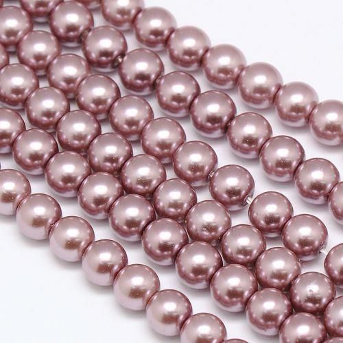 Perły Szklane 6mm Rosy Brown Sznur Ok. 70szt. 1szt. - Ceny i opinie ...