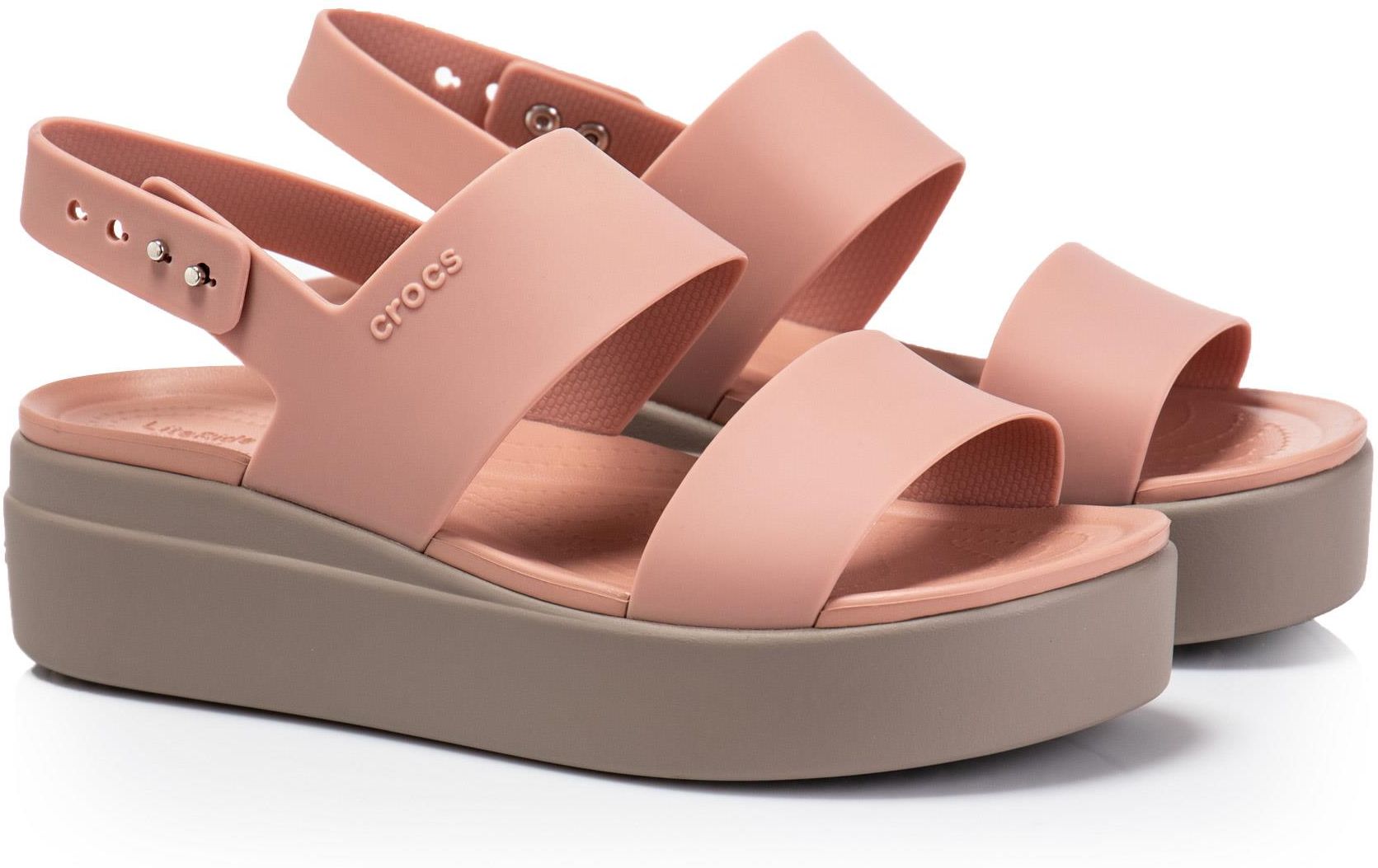 Sandały Crocs Brooklyn Low Wedge 206453-6RT 41/42 - Ceny i opinie ...