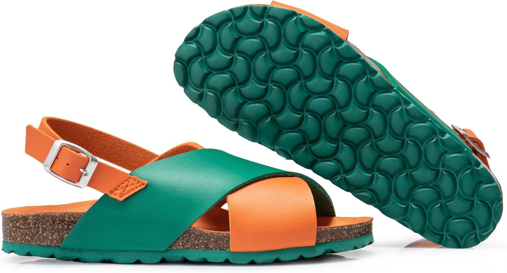 Sandały Surface Project Cross-Orange/Green 37 - Ceny i opinie - Ceneo.pl