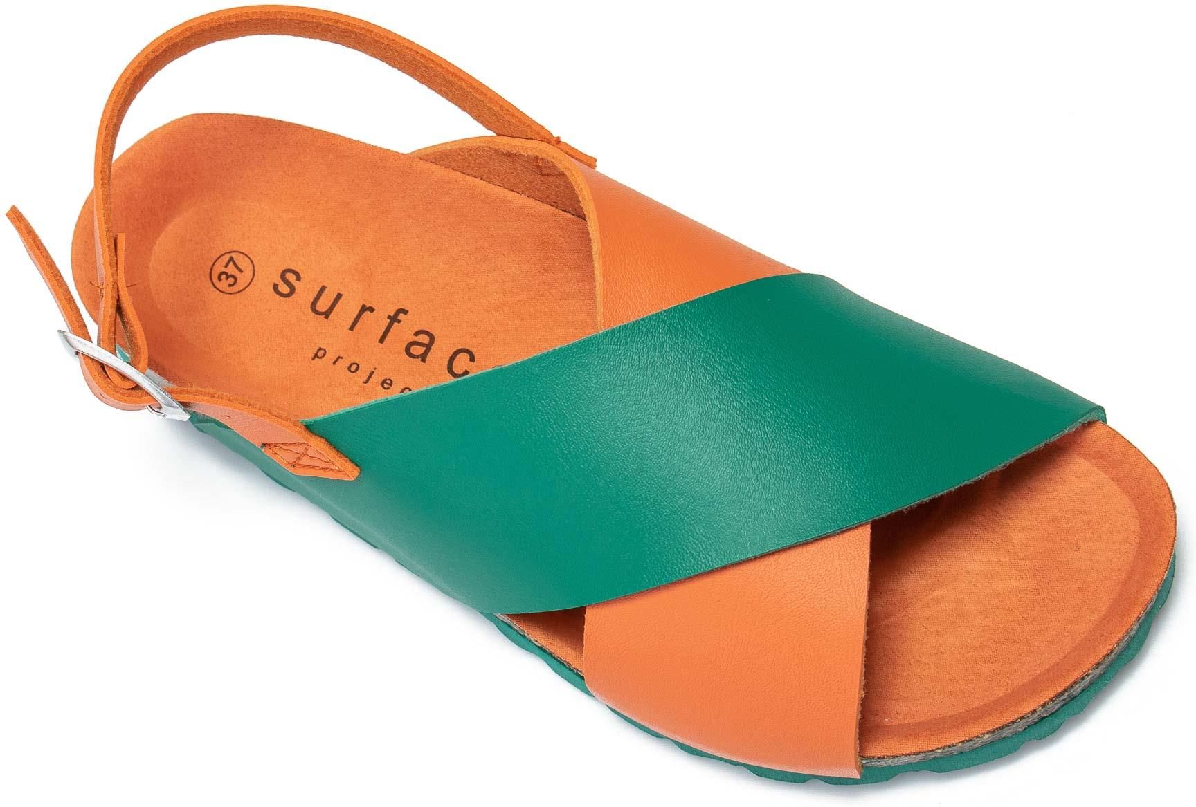 Sandały Surface Project Cross-Orange/Green 37 - Ceny i opinie - Ceneo.pl