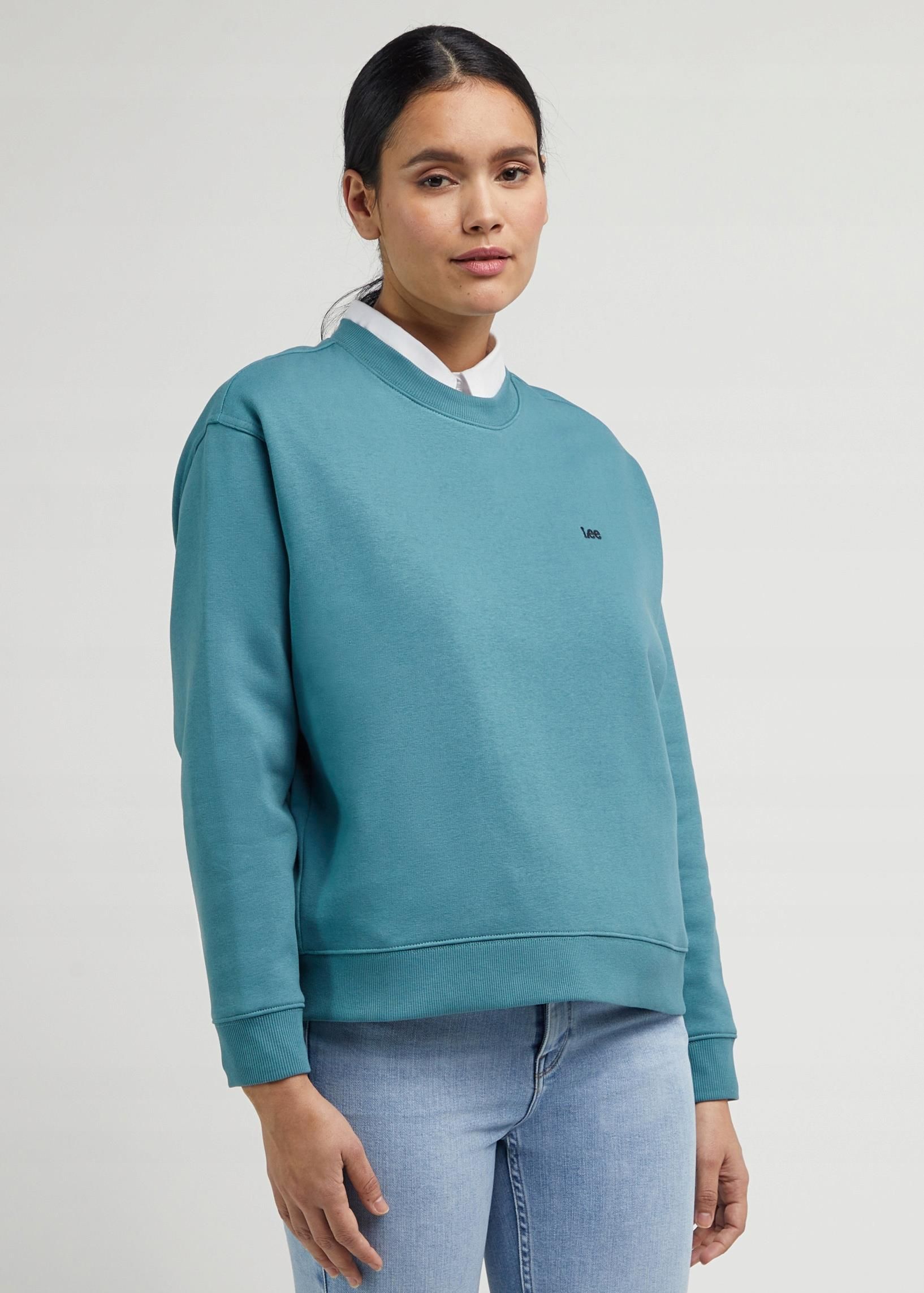 Lee Crew Neck Sweatshirt Eden - Ceny i opinie - Ceneo.pl