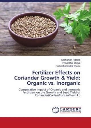 Fertilizer Effects on Coriander Growth & Yield: Organic vs. Inorganic - Literatura obcojęzyczna ...