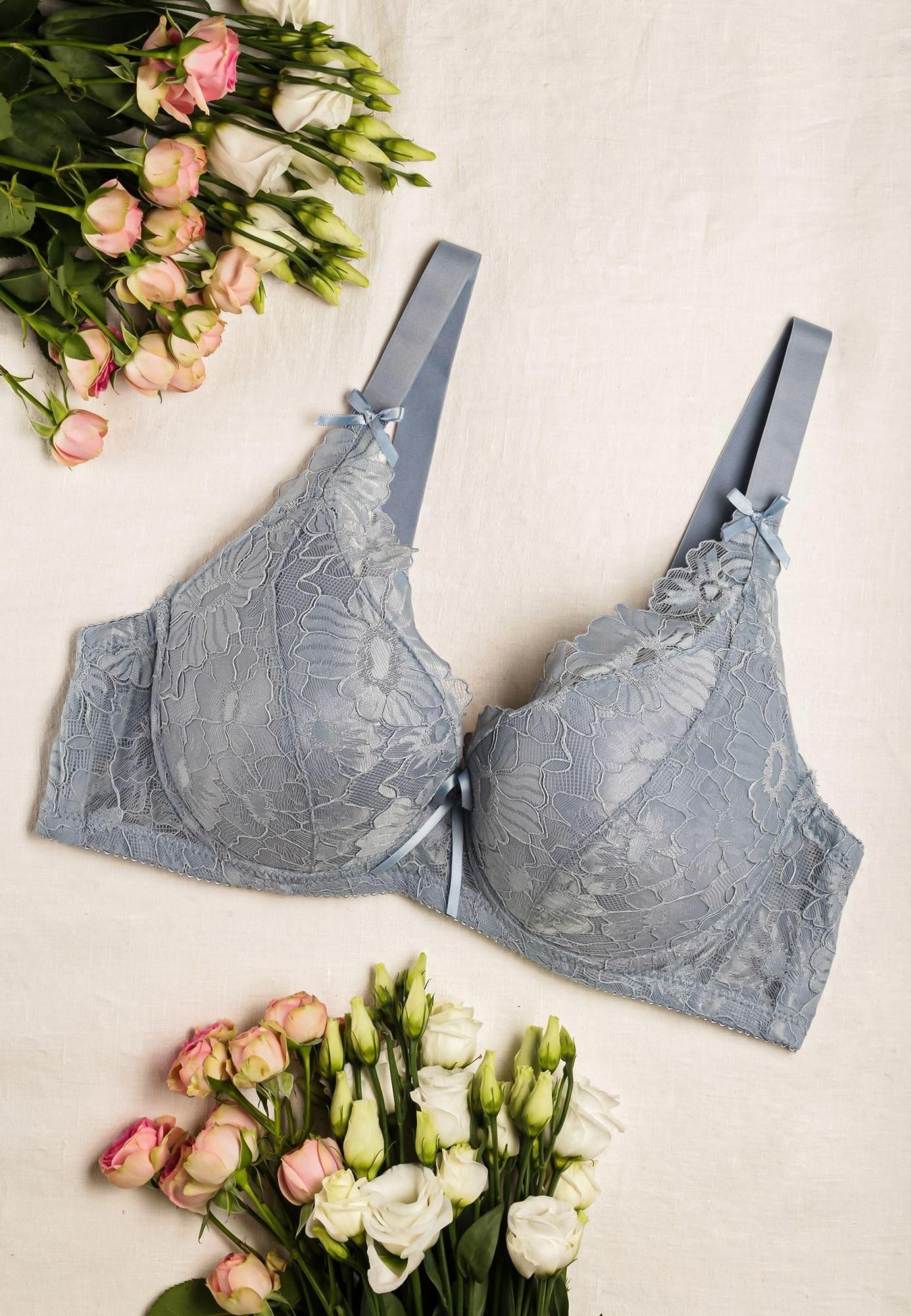 Born2Be Niebieski Biustonosz damski 95D Full Cup - Ceny i opinie - Ceneo.pl