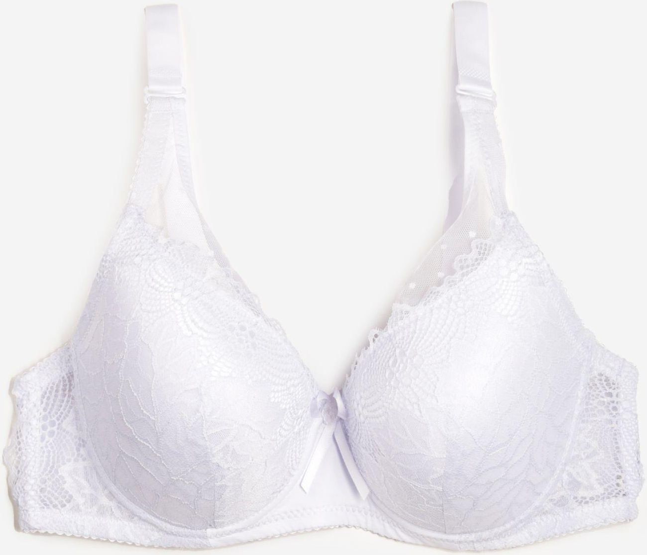 Renee Biały Biustonosz damski 100D Push-up Koronka - Ceny i opinie - Ceneo.pl
