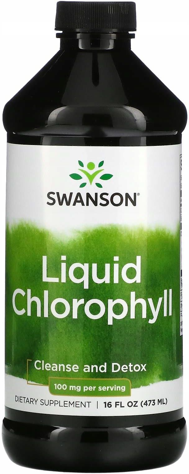 Swanson Chlorofil W Płynie 100 Mg 16 Fl Oz - Opinie i ceny na Ceneo.pl