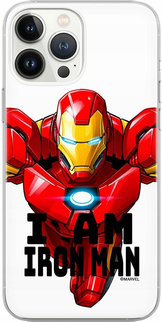 Marvel Etui Do Apple Iphone 14 Iron Man 029 Nadruk Pełny Biały - Etui ...