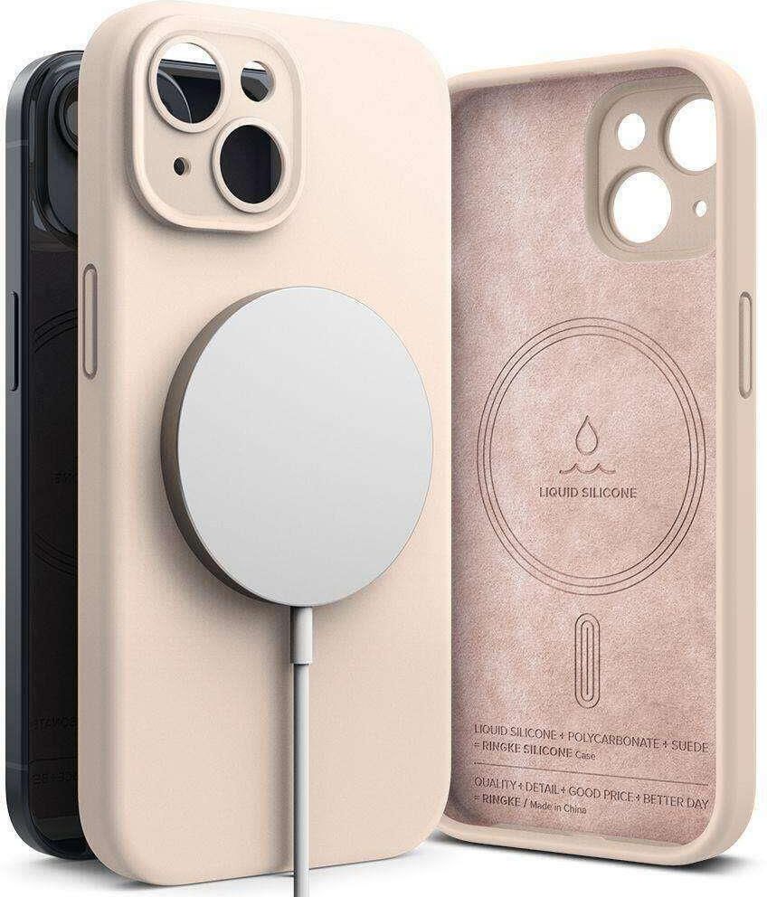 Ringke Etui Apple Iphone 15 Silicone Magsafe Różowe - Etui na telefon ...