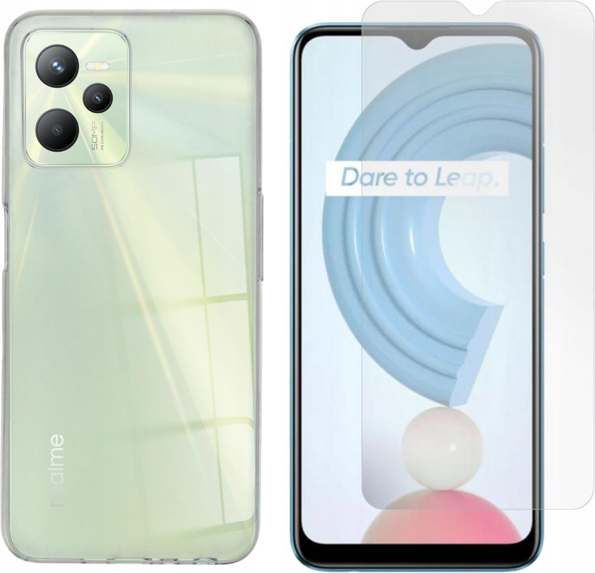 Gsm Hurt Etui Jelly Do Realme C35 Rmx3511 Bezbarw 1Mm Szkło - Etui na ...