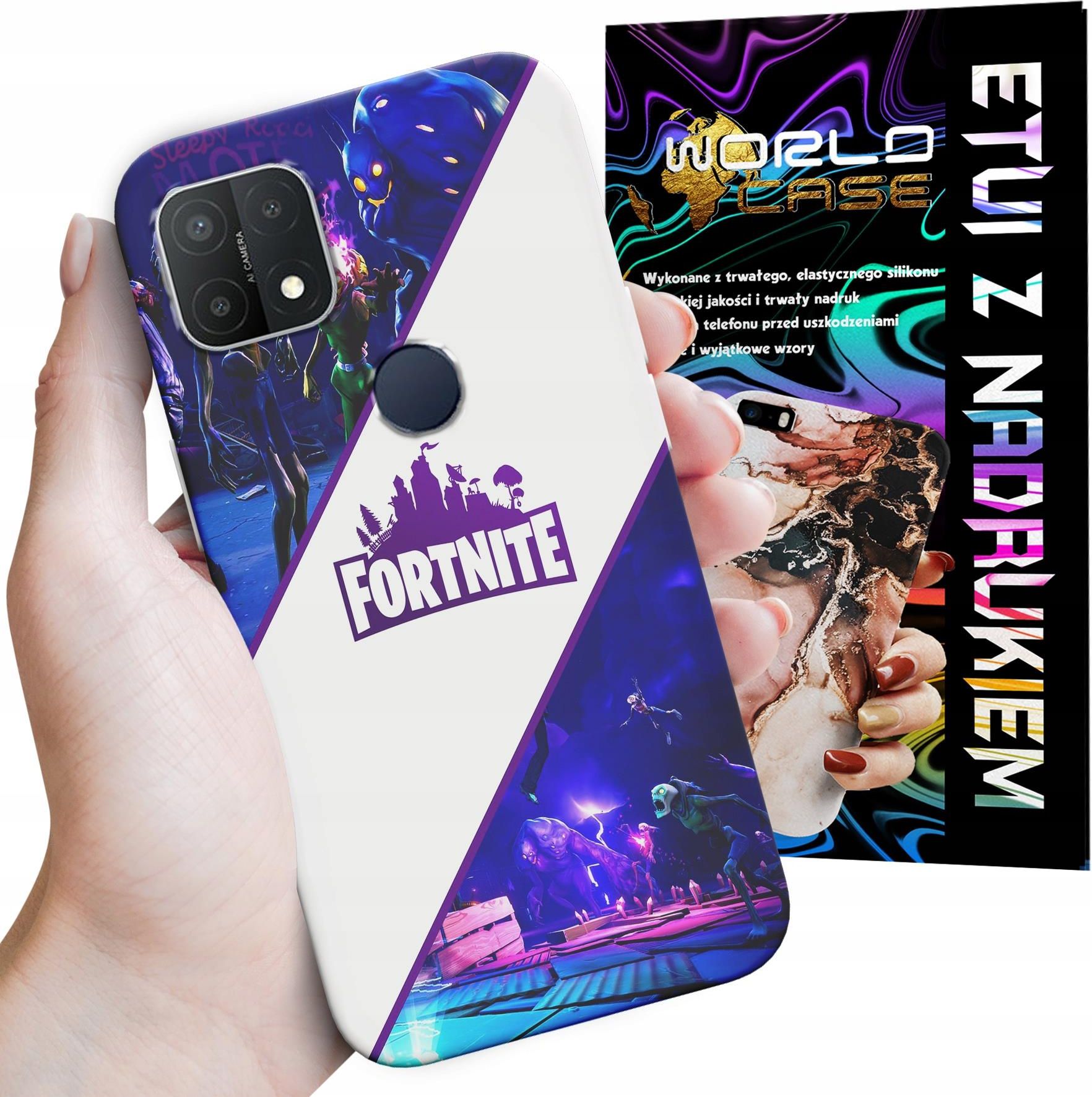 World Case Etui Do Oppo A15 A15S Fortnite Dziecięce Z Gier I Bajek ...