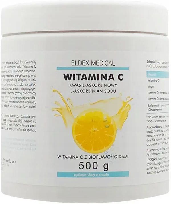 Eldex Witamina C Z Bioflawonoidami 500G - Opinie i ceny na Ceneo.pl