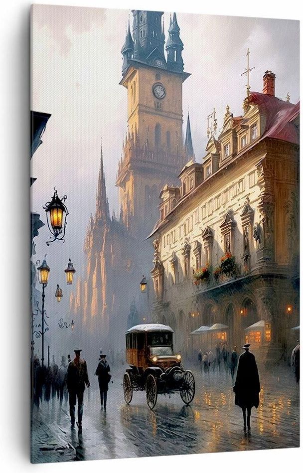 Arttor Duży obraz do Salonu XXL 80x120 Stare Miasto Nowoczesny na ...
