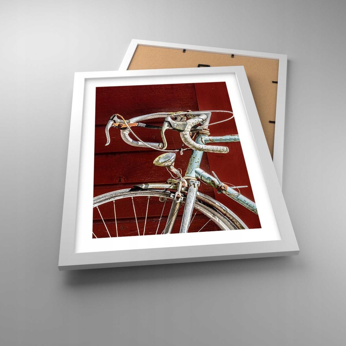 Arttor Obraz Plakat w ramie białej do Salonu 30x40 Rower Foto Plakaty ...