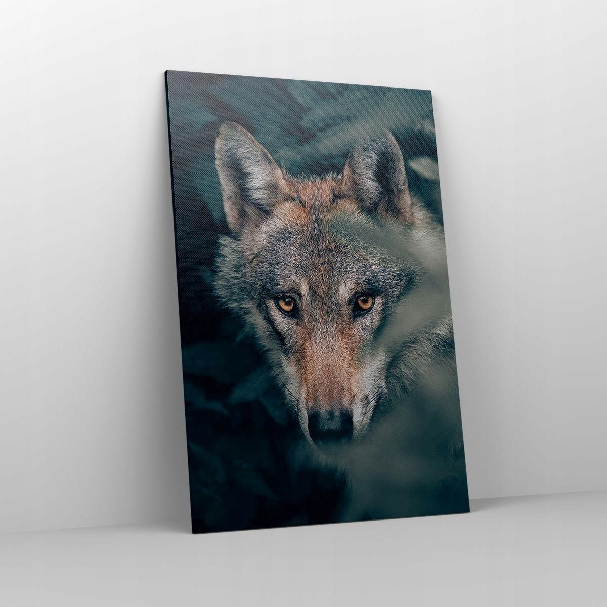 Arttor Duży obraz do Salonu XXL 80x120 Wilk Nowoczesny fotoobraz na ...