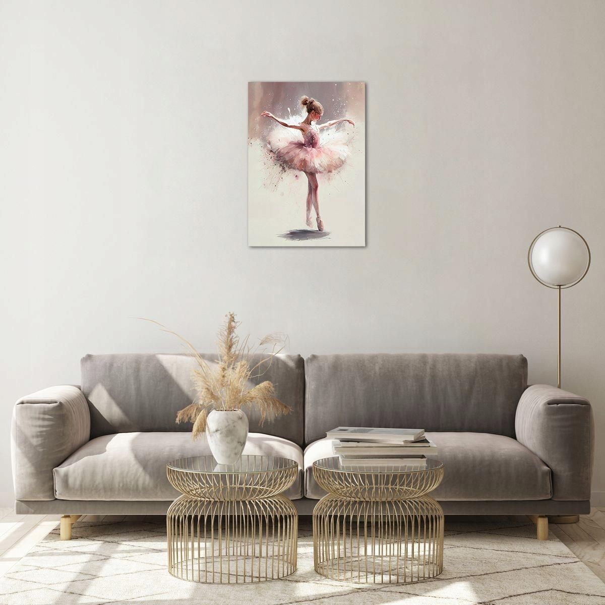 Arttor Obraz na szkle do Salonu Sypialni 50x70 Baletnica Foto Obrazy na ...