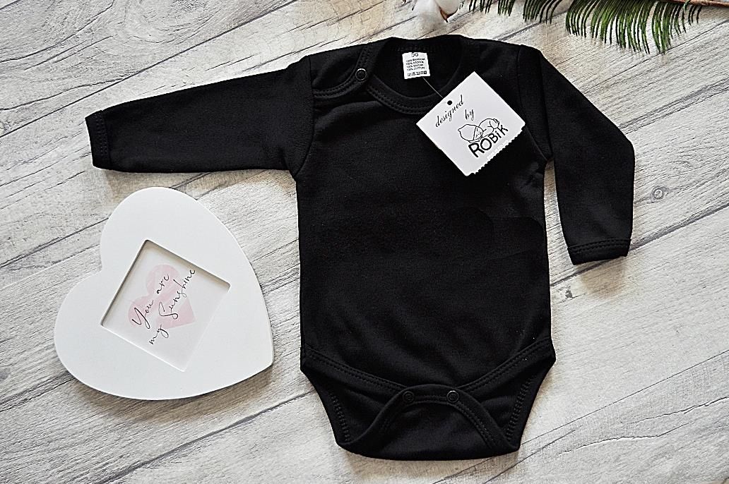 Body Czarne długi rękaw r.98 Robik - Ceny i opinie - Ceneo.pl