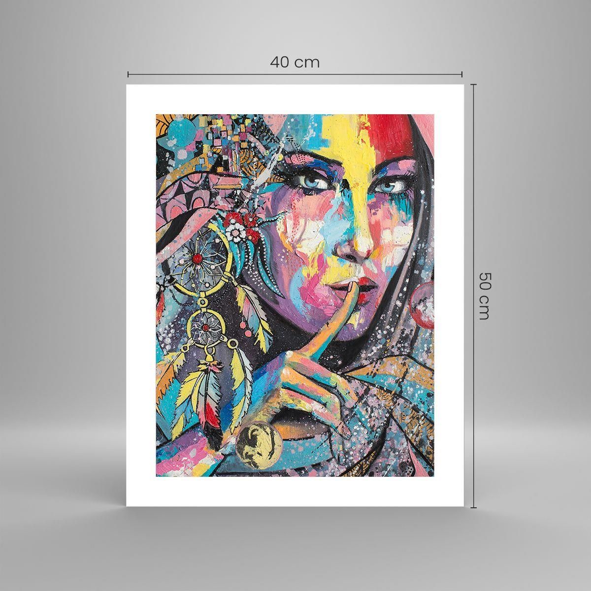 Arttor Obraz Plakat na ścianę bez ramy 40x50 Kobieta Plakaty do Salonu ...