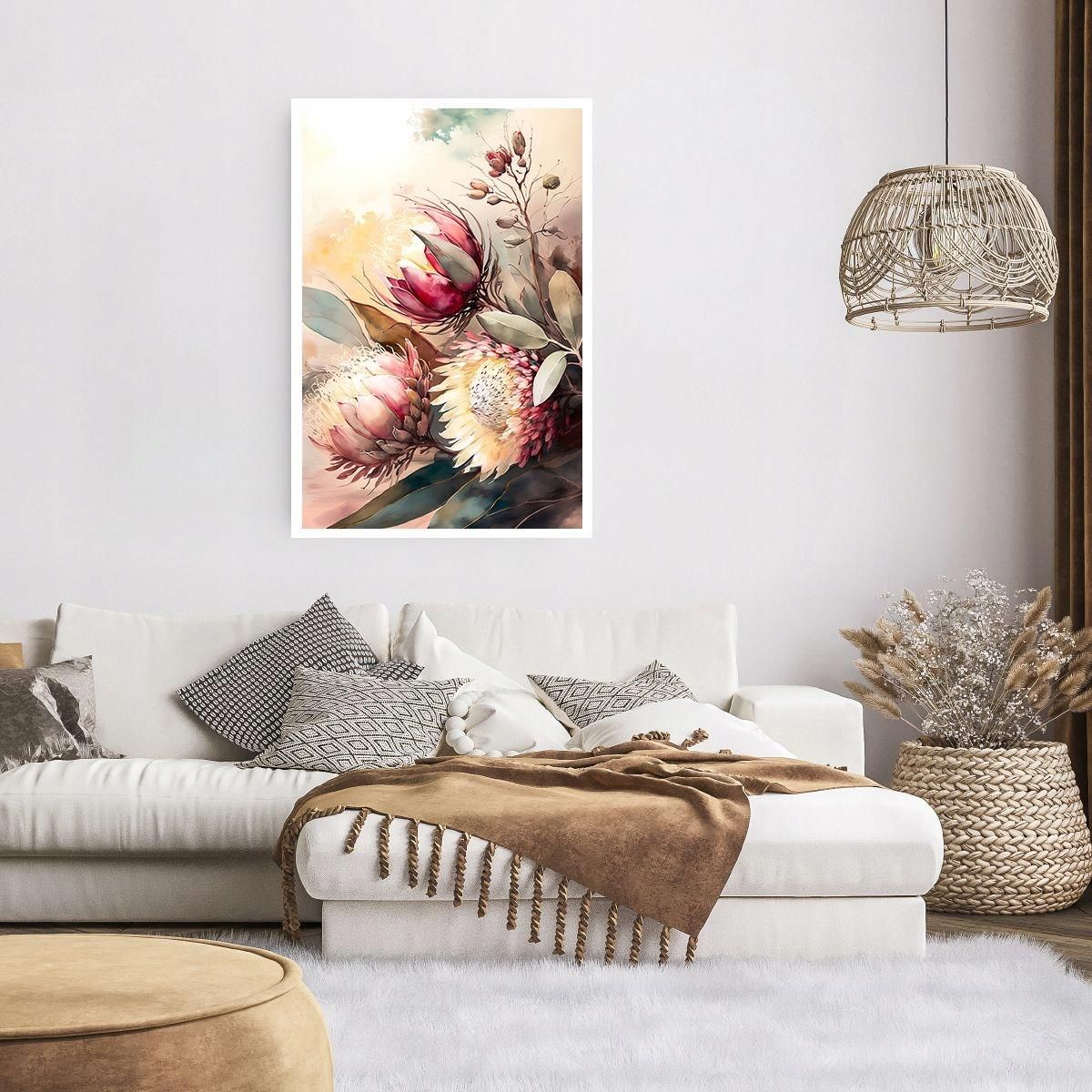 Arttor Obraz Plakat do Salonu Sypialni 61x91 Kwiaty Plakaty na ścianę ...